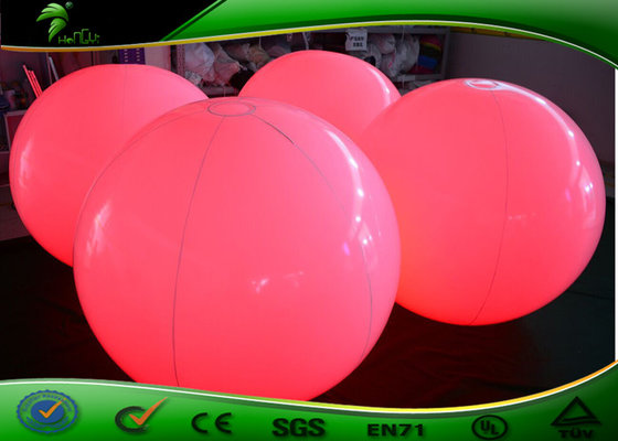 Colorful Decorative Inflatable Lighting Balloon With LED Light Customized Size