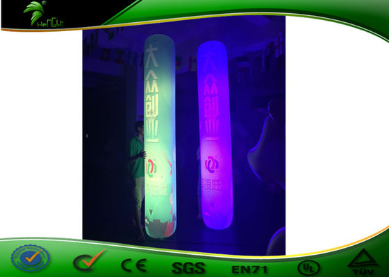 2m High Inflatable Lighting Decoration , Inflatable Lamp Post For Decoration