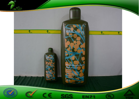 Customized Inflatable Advertising Balloons Bottle Shaped PVC / TPU / Oxford Cloth