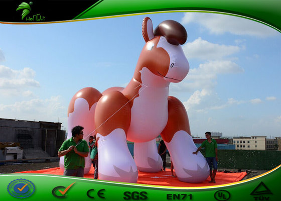 Giant Brown Horse Inflatable Cartoon Characters Pony Cartoon Toys Customized