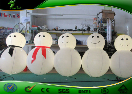 1M High Inflatable Holiday Decorations Christams Outdoor PVC Snowman Decoration Light