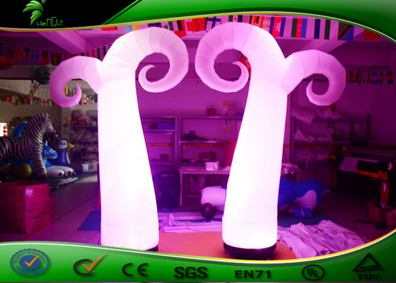 Internal Fan Oxford Cloth Stand Inflatable Led Light Tower 2m - 10m Tall Durable