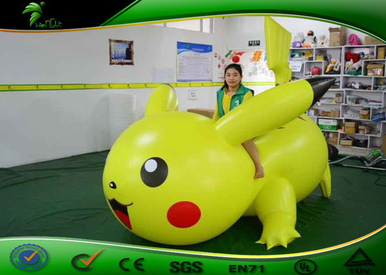 Fire Retardant Yellow Inflatable Party Animals Pokemon Cartoon For Rental
