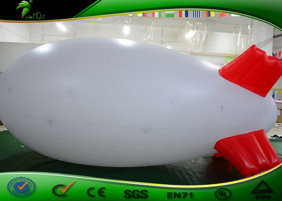 Inflatable Airship PVC Helium Balloon / Inflatable Advertising Blimps For Promotion