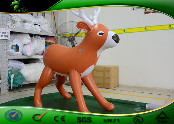 Durable Inflatable Deer Models Cartoon Sika Deer Animal Inflatable Toys For Kids