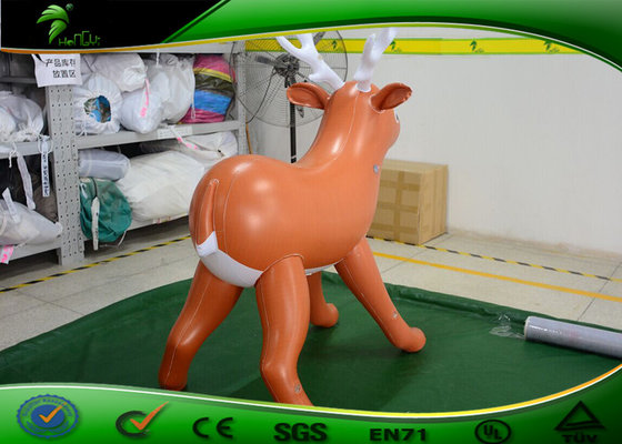Durable Inflatable Deer Models Cartoon Sika Deer Animal Inflatable Toys For Kids