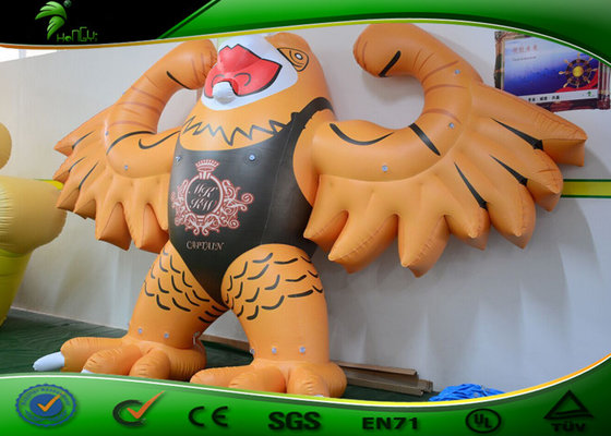 Standing Eagle Orange Animal Inflatable Cartoon Characters 1 - 2 Years Warranty