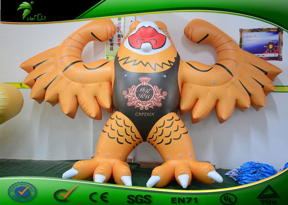 Standing Eagle Orange Animal Inflatable Cartoon Characters 1 - 2 Years Warranty