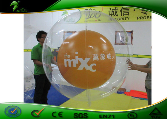 Double Layer Inflatable Advertising Balloons / PVC Balloon With Logo Printing