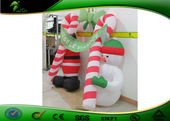Advertising Outdoor Inflatable Holiday Decorations Christmas Inflatable Santa Arch