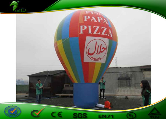 Big Inflatable Advertising Balloons / Inflatable Cold Air Colorful Ground Balloon