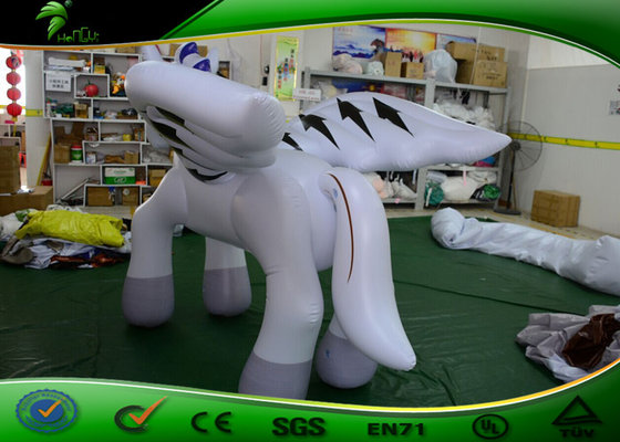 Cute Flying Horse Inflatable Cartoon Characters PVC 0.4mm with Digital Printing