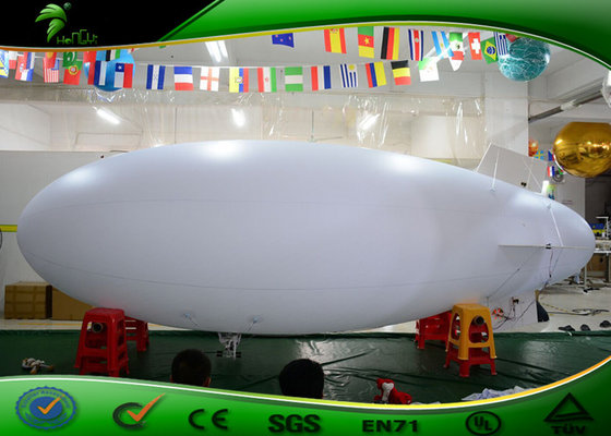 6M Long Inflatable Blimp Customized PVC Helium Blimp / RC Airship / Zeppelin