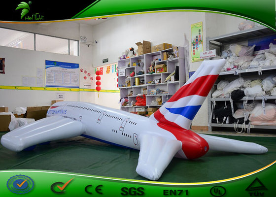 Customized Advertising Model Inflatable Plane , Large Inflatable Airplane For Display
