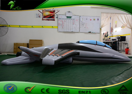 PVC Giant Inflatable Blimp / Inflatable Spaceship For Advertising Decoration