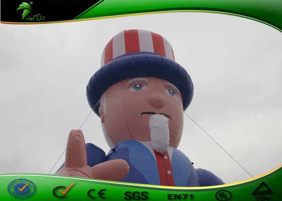 5M Uncle Sam Giant Inflatable Advertising Balloons With Continuous Blower