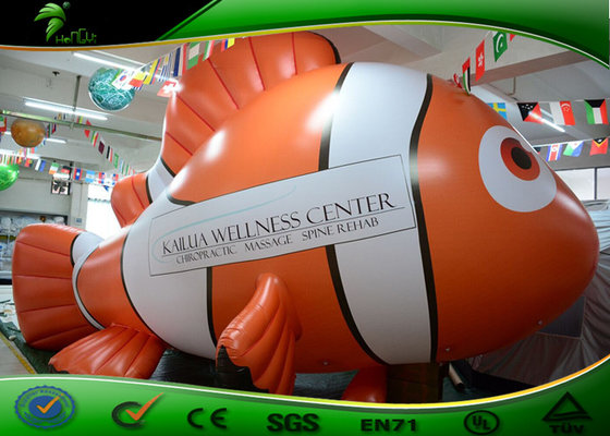 Nemo Fish Giant Inflatable Advertising Balloons 7M Sealed Advertising Air Balloons