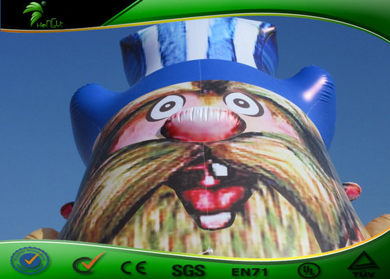 5M Yeti Shaped Custom Inflatable Mascot Helium Advertising Balloons Waterproof