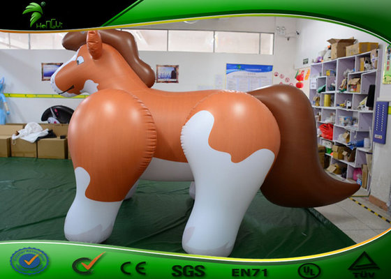 Animal Horse Inflatable Cartoon Characters Inflatable Cute Pony Cartoon For Riding