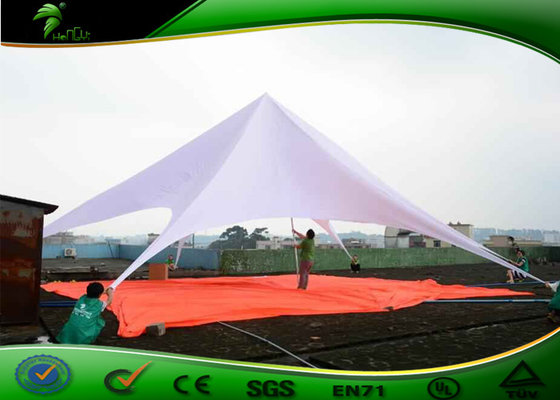 Outdoor Aluminum Promotion Star Shelter / Star Shaped Tent Oxford Cloth