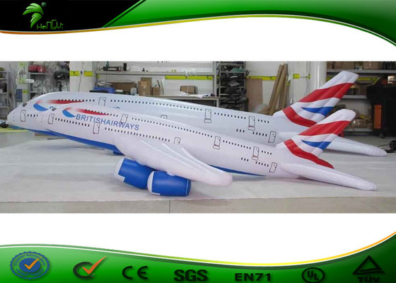 10ft Inflatable Shapes 747 Aircraft White Inflatable Airplane Swimming Pool Toy