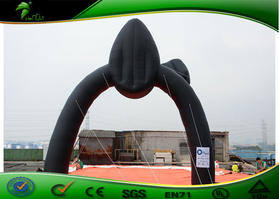 Horrible Inflatable Outdoor Halloween Ghost Arch / Inflatable Arch For Decoration