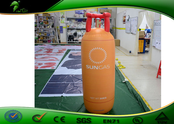 Giant Liquefied Gas Tank Shaped Helium Advertising Balloons With Air Blower