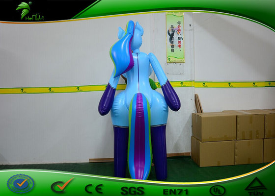 Life Size Inflatable Cartoon Characters Rainbow Dash Blow Up Model Sexy Pony Girl
