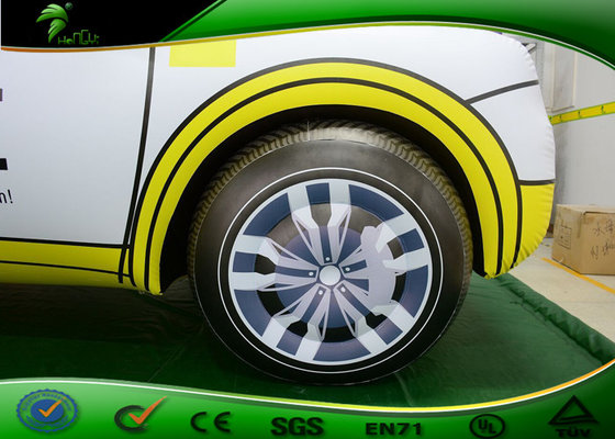 Custom Logo Car Shaped Inflatable Model / Inflatable Car Replica For Promotion