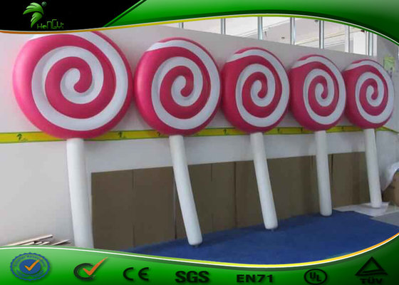 Christmas Inflatable Walking Stick / Inflatable Lollipop Inflatable Holiday Decoration