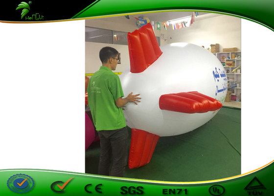 Customized Helium Advertising Blimps 4M Long Inflatable Advertising Airship