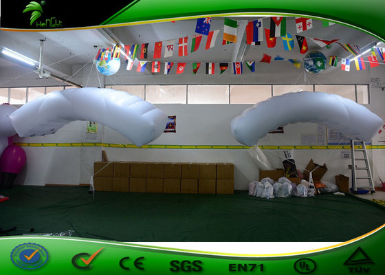 Parachute Kite Inflatable Advertising Balloons 2m Height White 3 Years Warranty