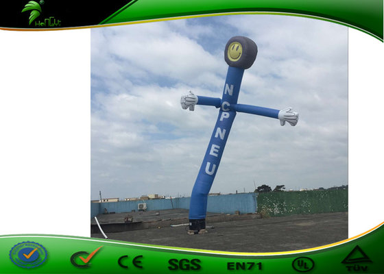 Customized 6M Tall Inflatable Air Dancers / Sky Dancer Double - Triple Stitch