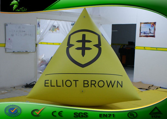 Triangle Swim Inflatable Buoy , Inflatable Sea Buoy Float Advertising Air Balloons