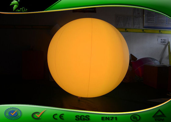 2M Inflatable LED Balloon / Inflatable Colorful Balloon With LED Lighting For Decoration