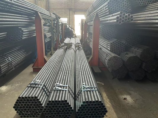 Circular Welded ERW Steel Tube Thickness 0.8mm – 35mm DIN 2458 A106 ST37 Q235 X65