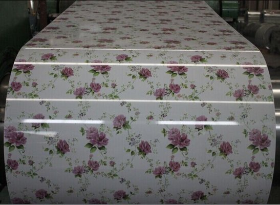 花の粒状の多彩な Prepainted 電流を通された鋼鉄コイル/ppgi は ASTM を巻きます
