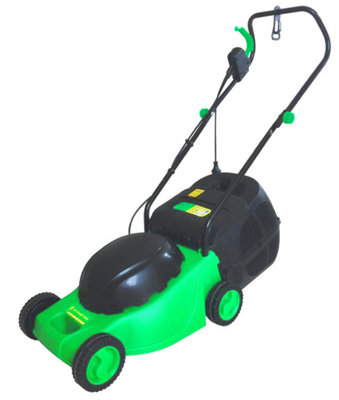 High Power Electric Lawn Mower Cost Efficient , 1300w Electric Push Mower With Certificates