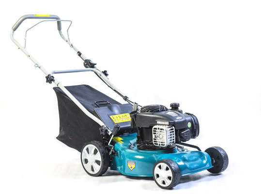 17 Inch Petrol Lawn Mower High Efficiency 139cc Front 6" Rear 8" Wheel Diameter