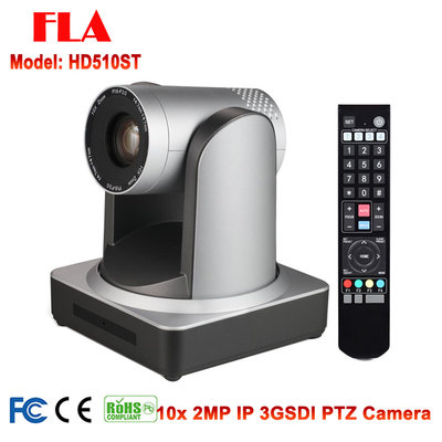2MP H.265 10X Optical Zoom HD-SDI Conference IP PTZ 3G-SDI Camera