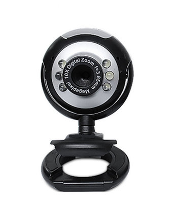 640*480p  6 LED Night vision webcam PC camera USB 2.0 pc driverless