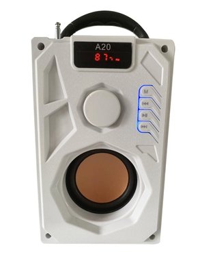 Portable  speaker with USB TF FM  AUX Display outdoor wireless speaker