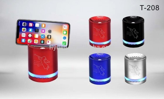 New Design mobile phone holder outdoor speaker with LED blue tooth sound bar