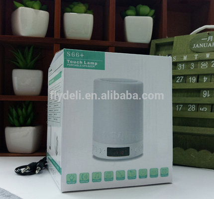 LED Rainbow Speaker TF Card, FM Radio and Hands-free   BT speakers