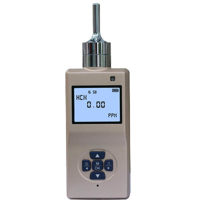 Portable pump-suction HCN gas detector
