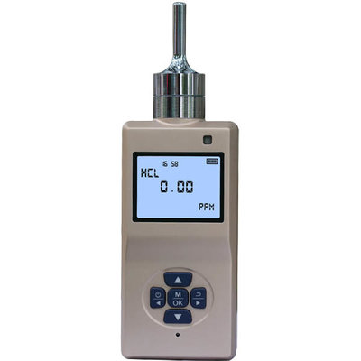 Portable pump-suction HCl gas detector