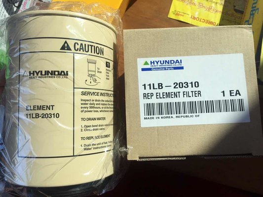 11lb_20310 element assy filter hyundai new filter excavator filter heavy duty machine filter