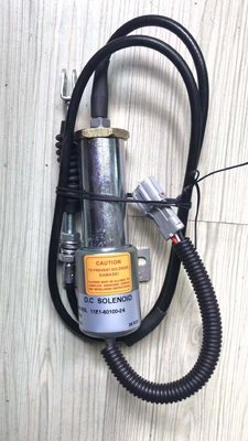 Fuel Stop Solenoid 11E1-60100 24V for Hyundai Excavator R210 11E1-60100-24