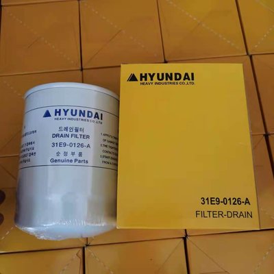 Hydraulic Oil Filter 31E9-0126-A for HYUNDAI parts with high quality