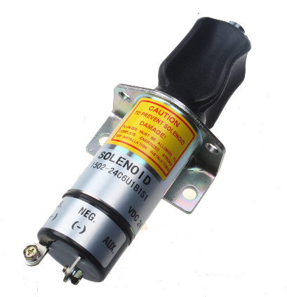 1502-24C6U1B1S1、1502-12C6U1B1S1、SA-3452-T  New Fuel Shutoff Solenoid  for Perkins 2848231 2 Prongs